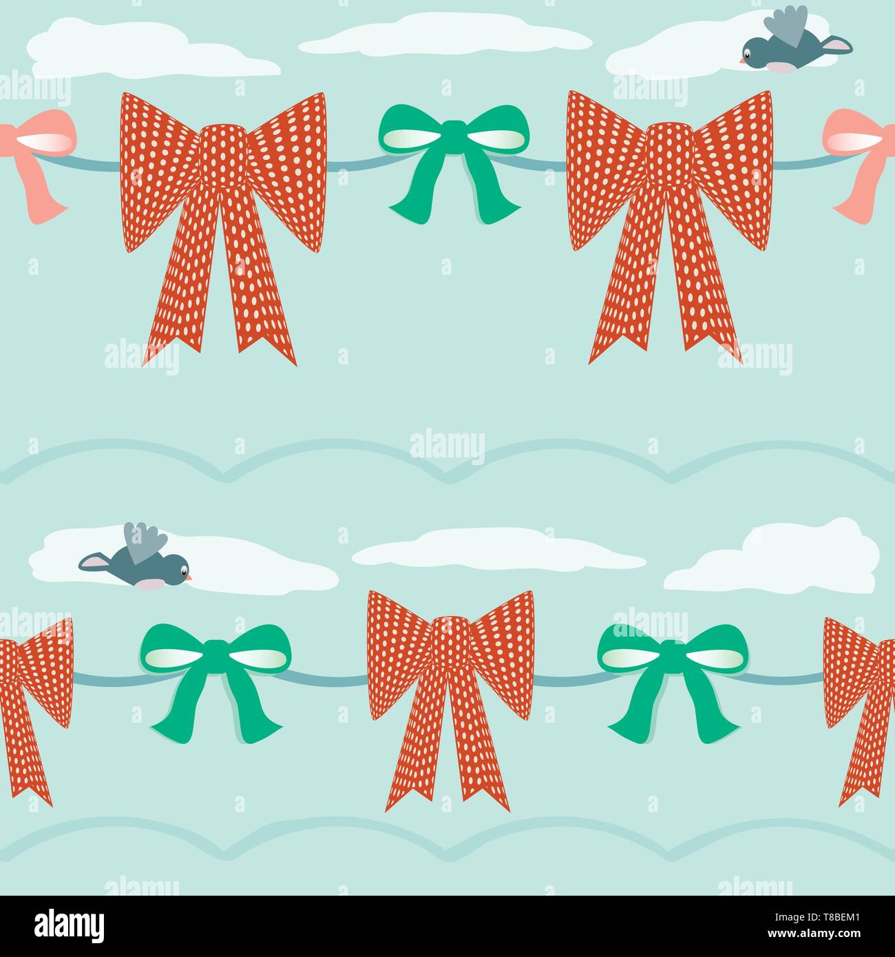 Repeating pattern of clouds hi-res stock photography and images - Alamy