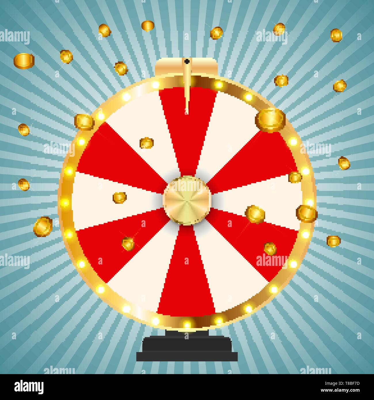 Wheel of Fortune, Lucky background. Vector Illustration EPS10 Stock ...