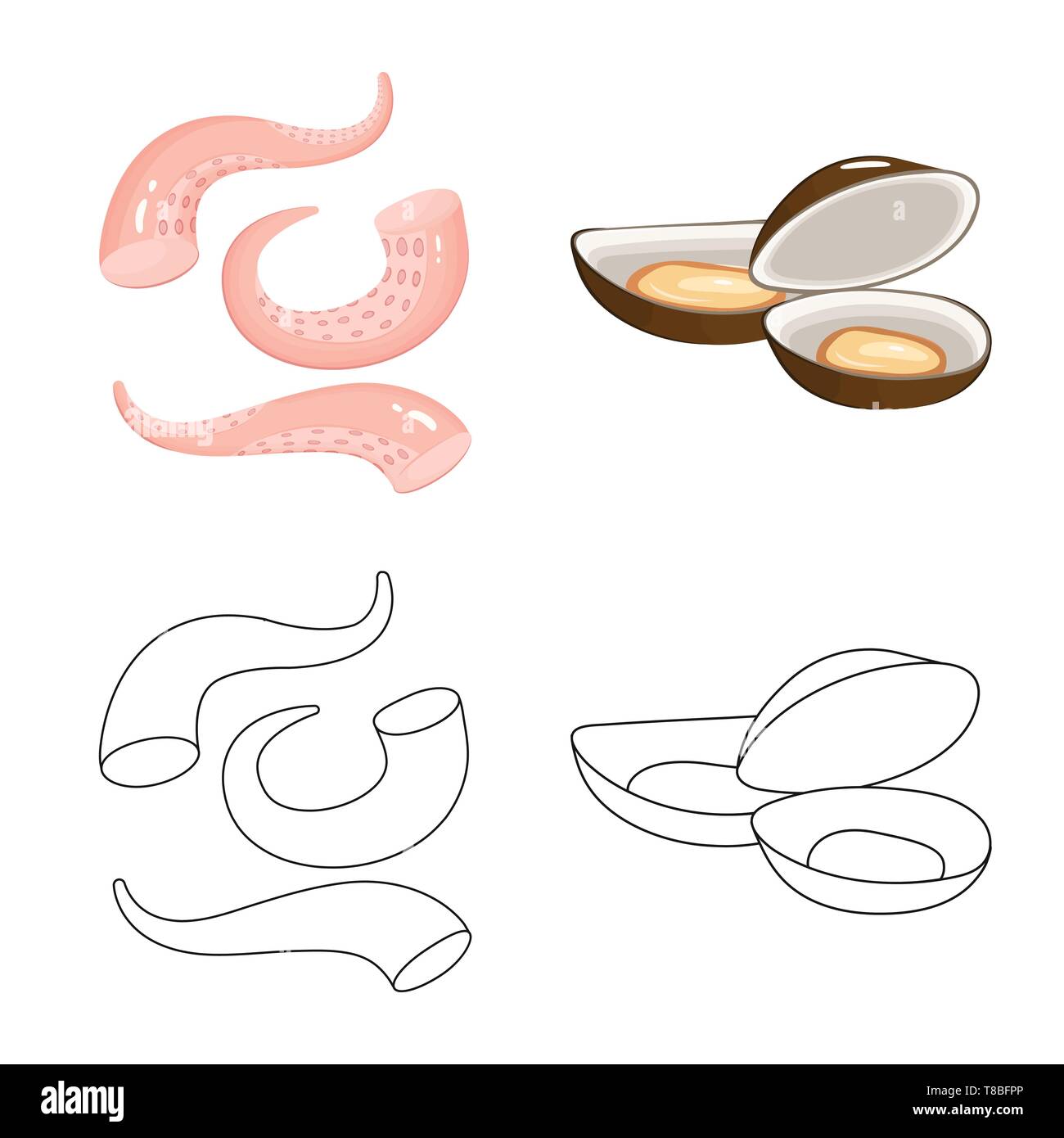 Clam shell giant Stock Vector Images - Alamy