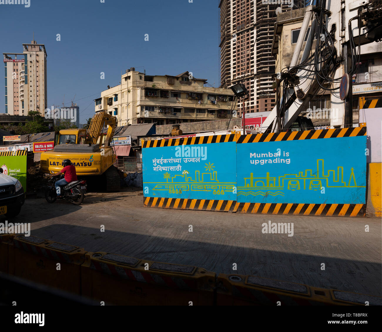11-Apr-2019- mumbai metro project in progress at acharya atre chowk ...