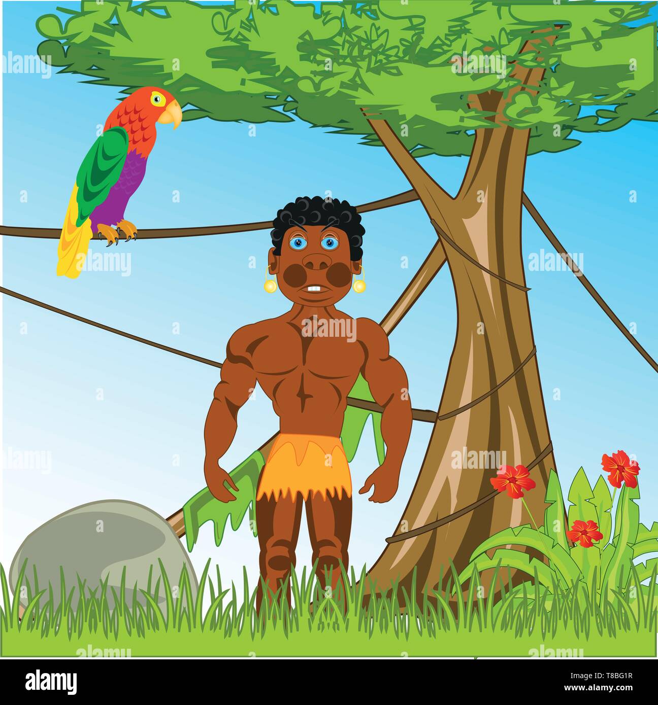 Green skinned Stock Vector Images - Alamy