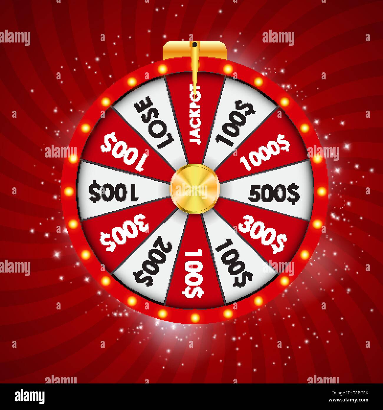 Wheel of Fortune, Lucky background. Vector Illustration EPS10 Stock ...