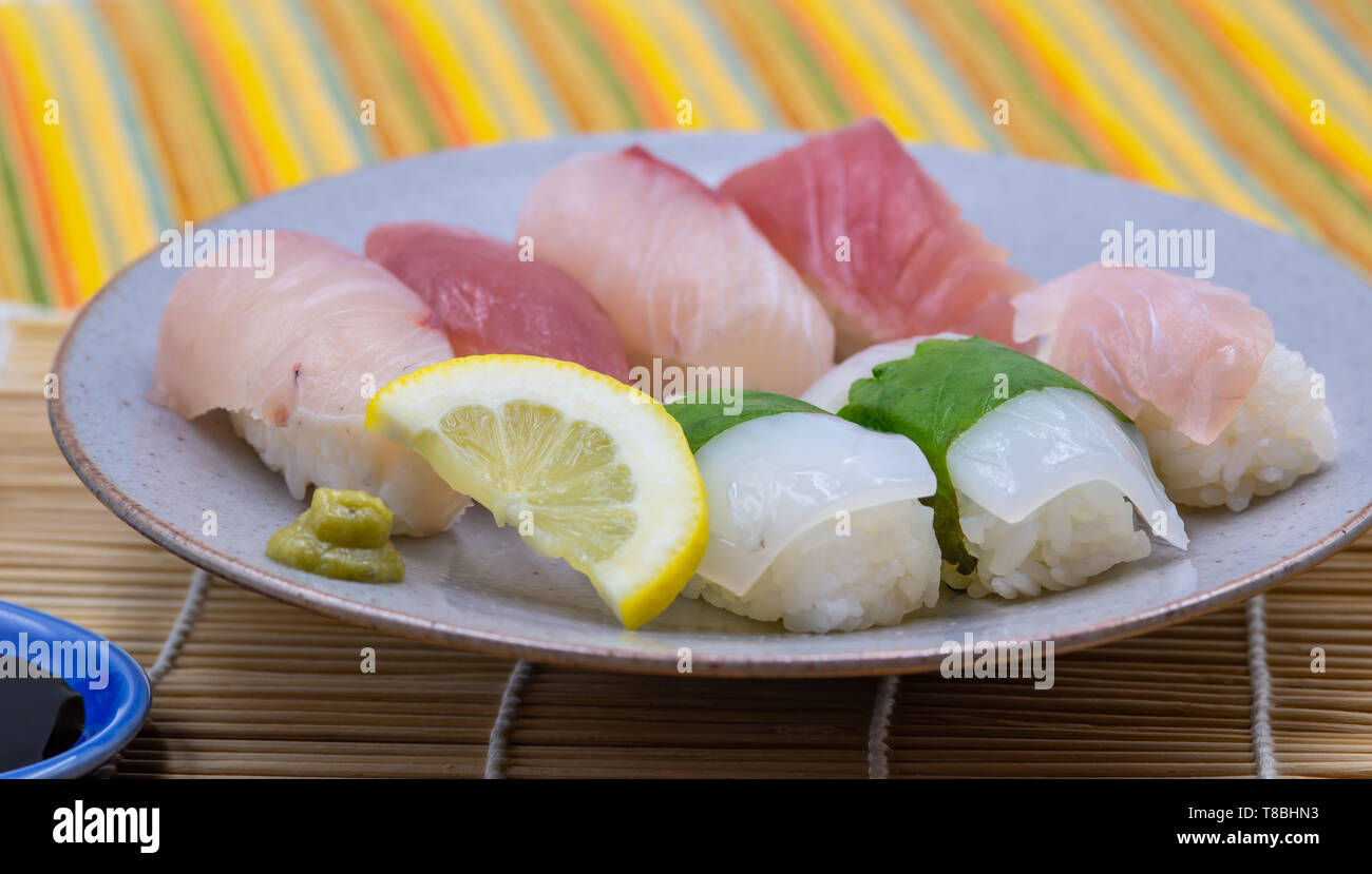 Food sushi traditional japanese hi-res stock photography and images - Alamy