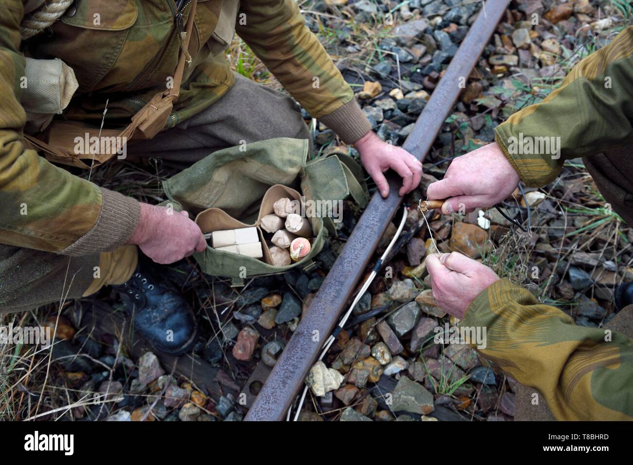 France, Eure, Cocherel, Allied Reconstitution Group (US World War 2 and ...