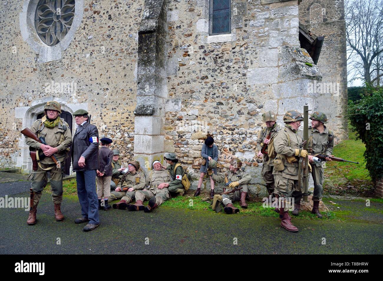France, Eure, Chambray, Allied Reconstitution Group (US World War 2 and ...
