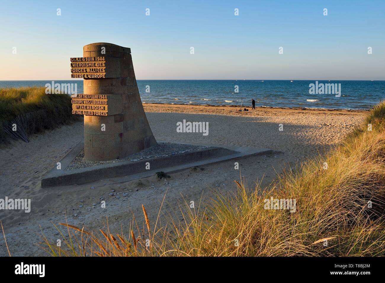 France, Calvados, Courseulles sur Mer, Juno Beach memorial Allied ...