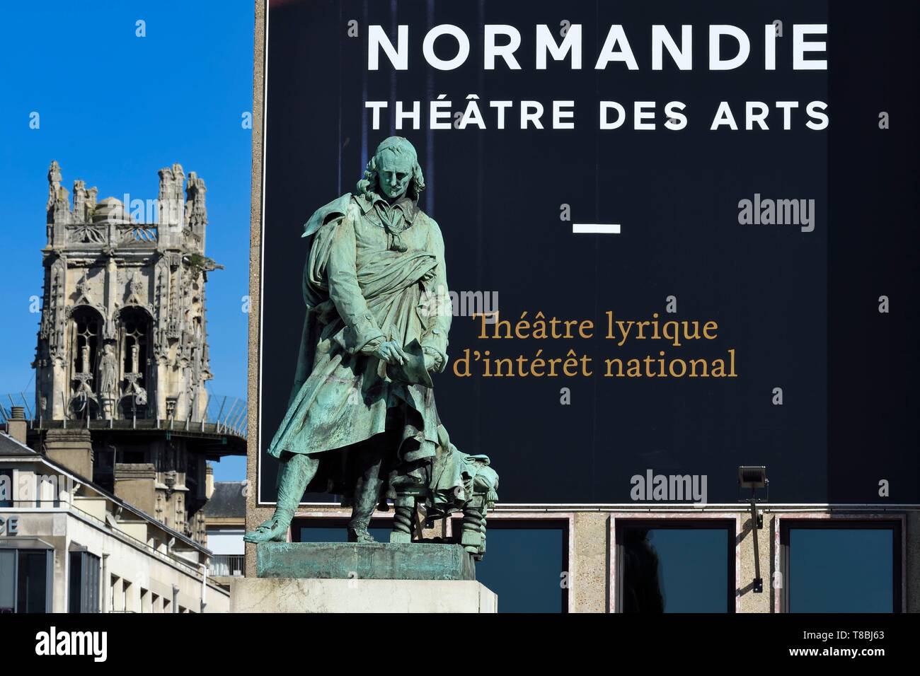 Rouen statue hi-res stock photography and images - Alamy