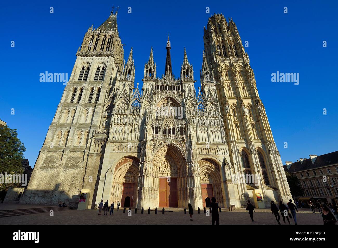 France, Seine Maritime, Rouen, south facade of the Notre-Dame de Rouen ...