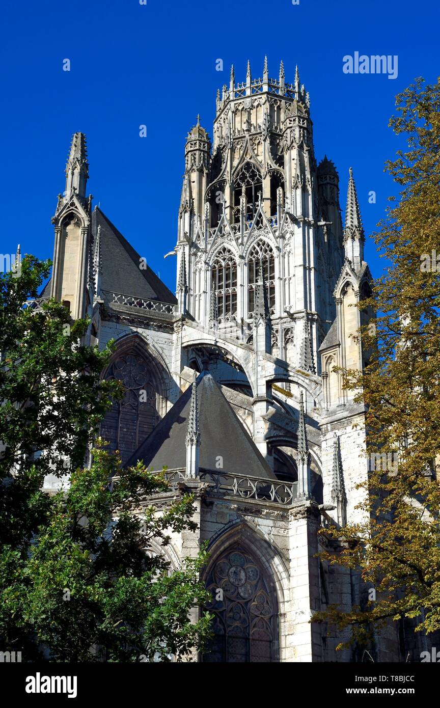 France, Seine Maritime, Rouen, Church of Saint Ouen (12th–15th century ...