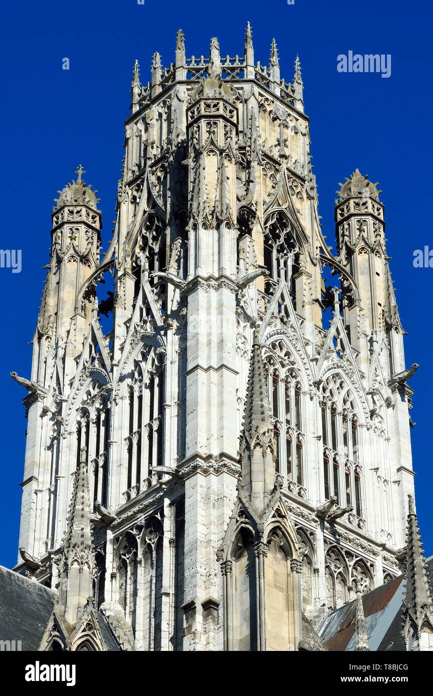 France, Seine Maritime, Rouen, Church of Saint Ouen (12th–15th century ...