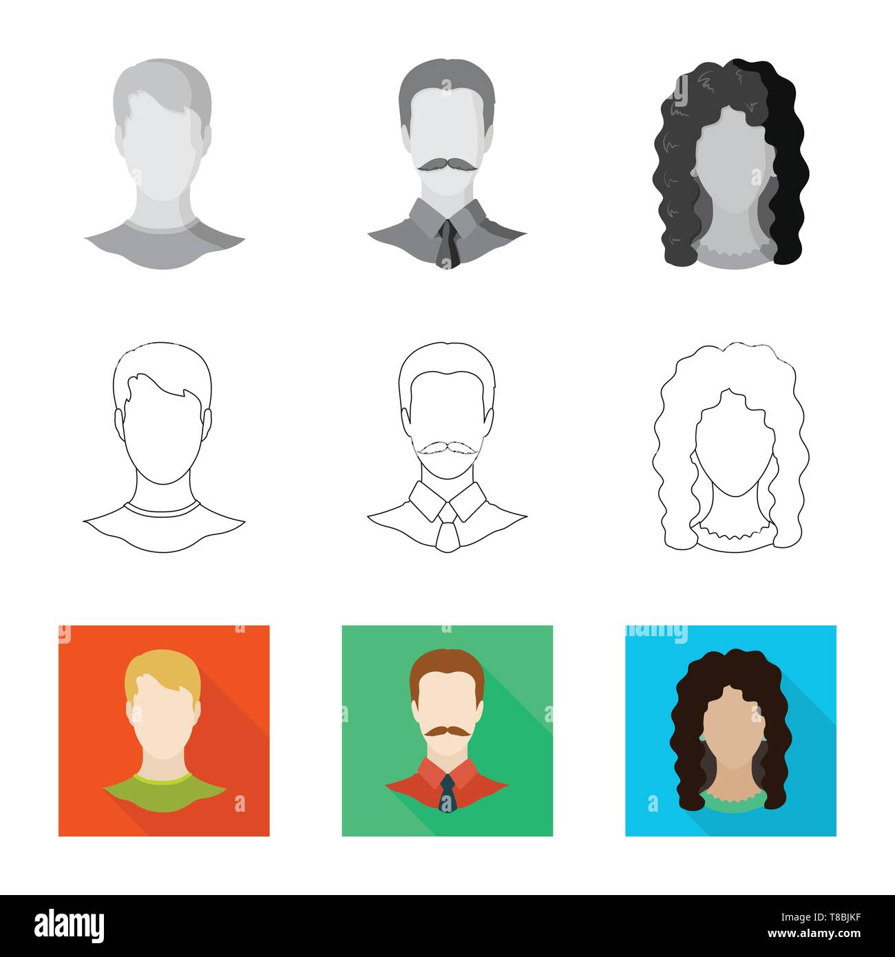 Vector design of professional and photo sign. Set of professional and ...