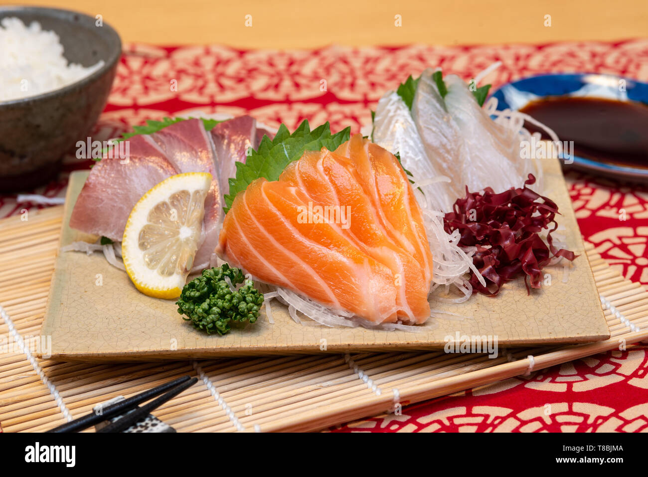 Japanese sashimi plate hi-res stock photography and images - Alamy