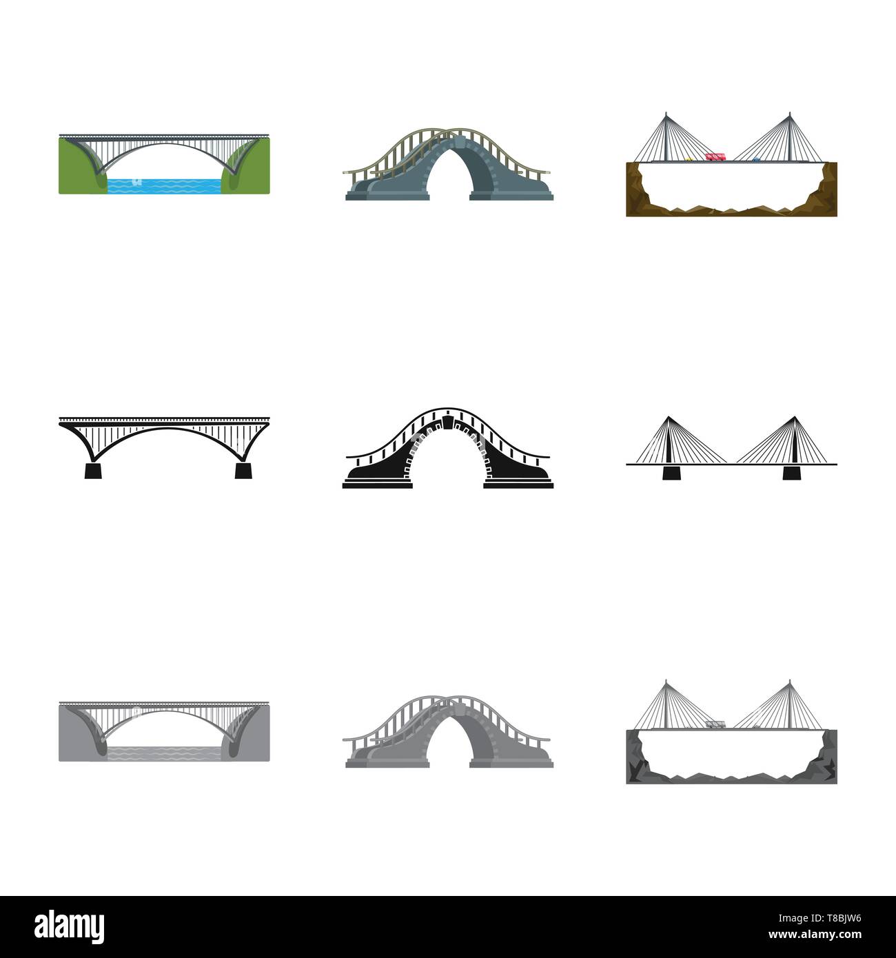 Isolated Object Of Connection And Design Icon Set Of Connection And Side Stock Vector