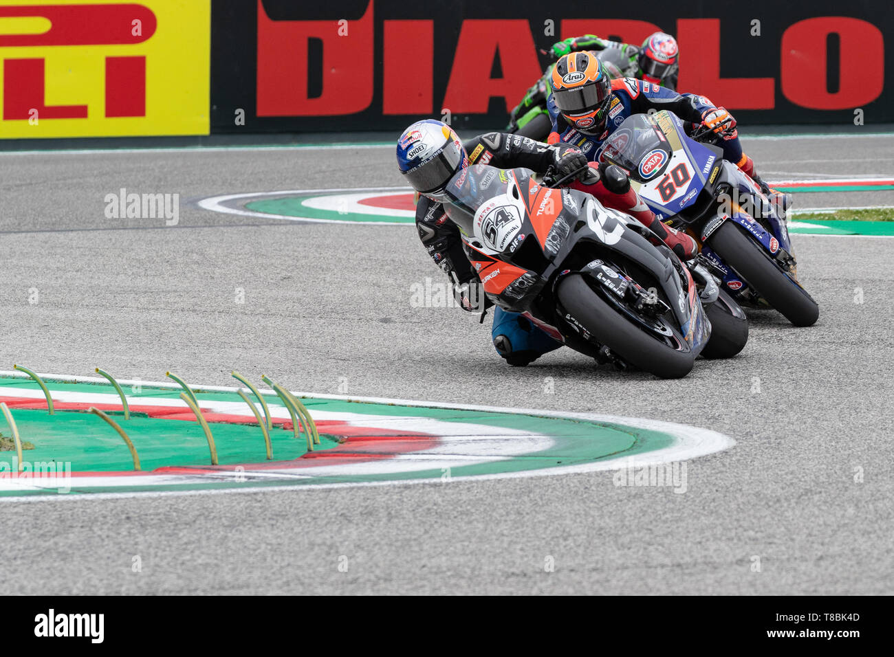 WorldSBK Superbike championship weekend in the italian circuit of Imola ...