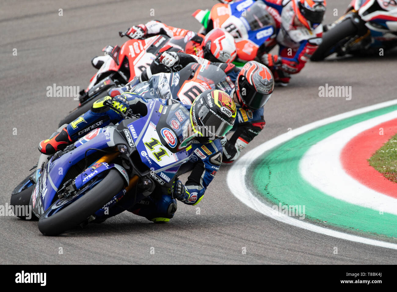 WorldSBK Superbike championship weekend in the italian circuit of Imola ...
