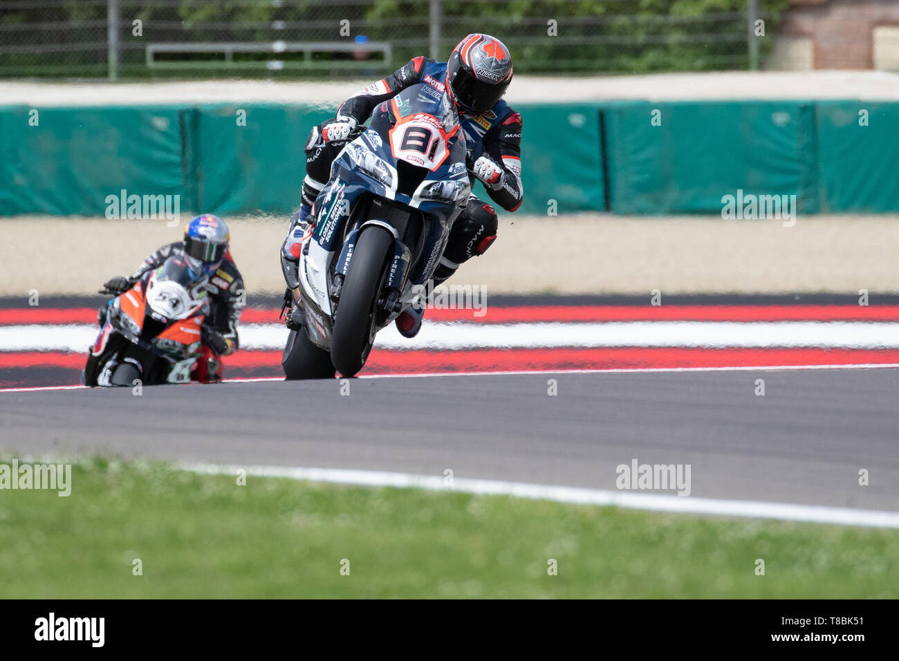 WorldSBK Superbike championship weekend in the italian circuit of Imola ...