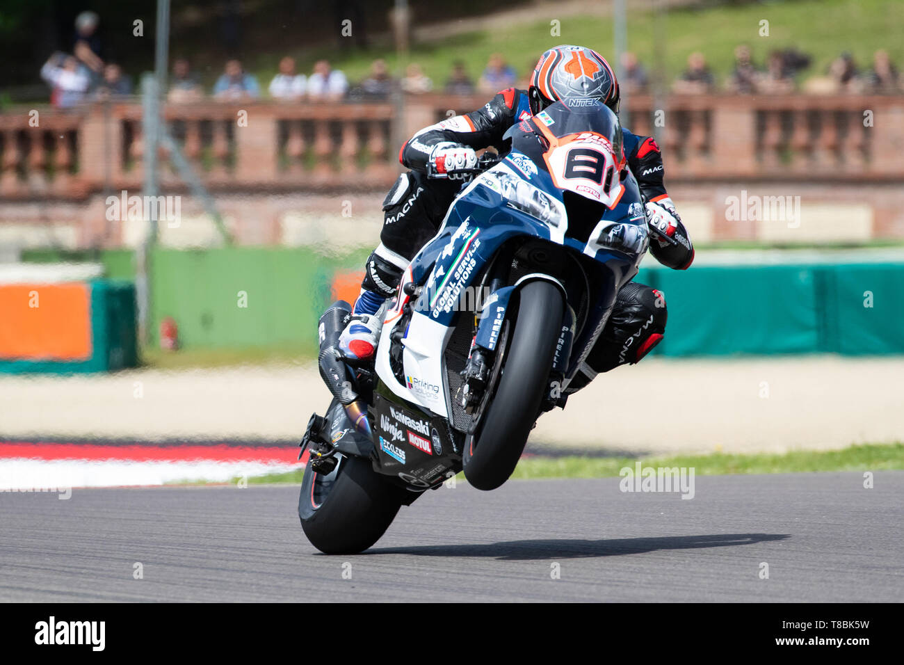 WorldSBK Superbike championship weekend in the italian circuit of Imola ...