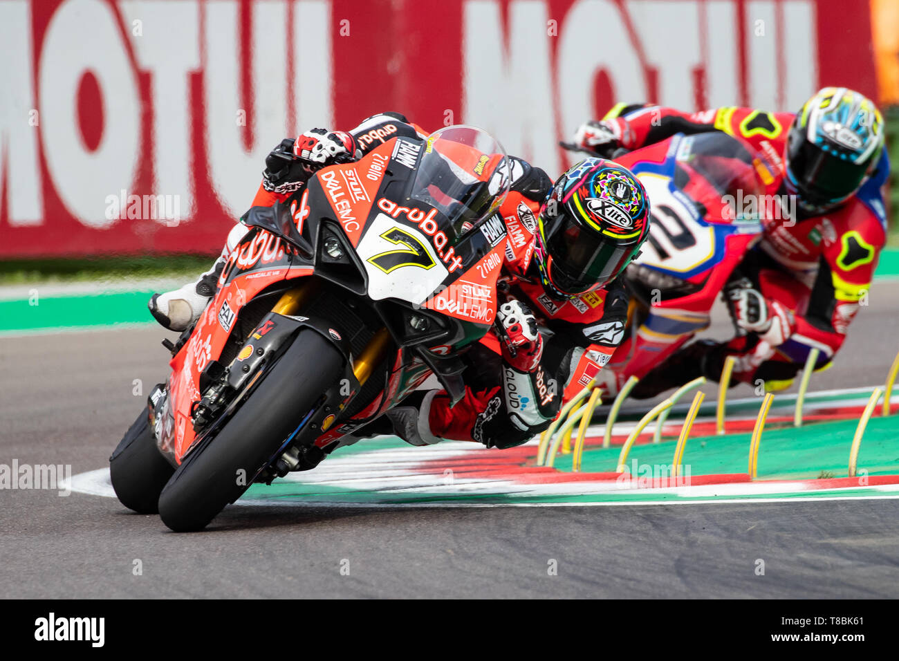 WorldSBK Superbike championship weekend in the italian circuit of Imola ...