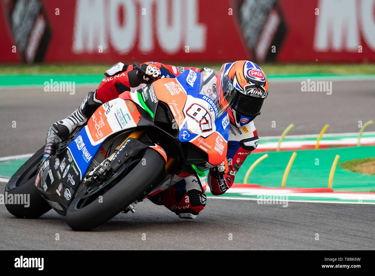 WorldSBK Superbike championship weekend in the italian circuit of Imola ...