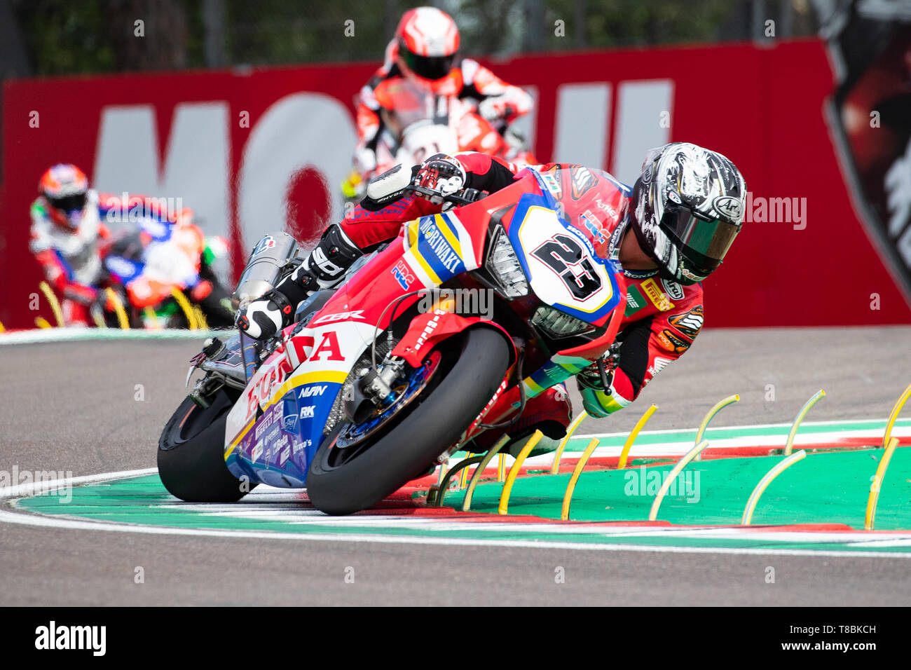 WorldSBK Superbike championship weekend in the italian circuit of Imola ...