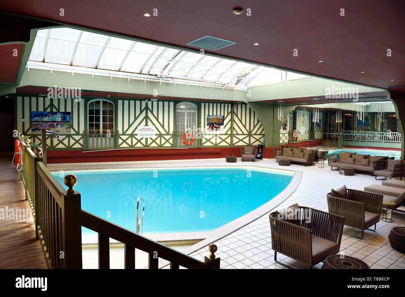 France, Calvados, Pays d'Auge, Deauville, Normandy Barriere Hotel, the ...