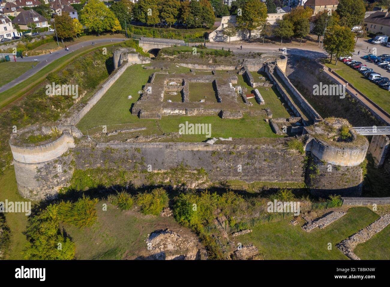 France, Calvados, Caen, the ducal castle of William the Conqueror, the ...