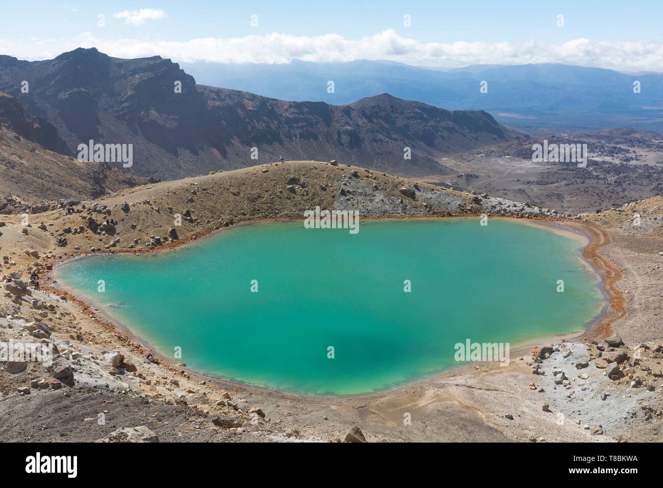 New Zealand, North Island, Waikato region, Tongariro National Park ...