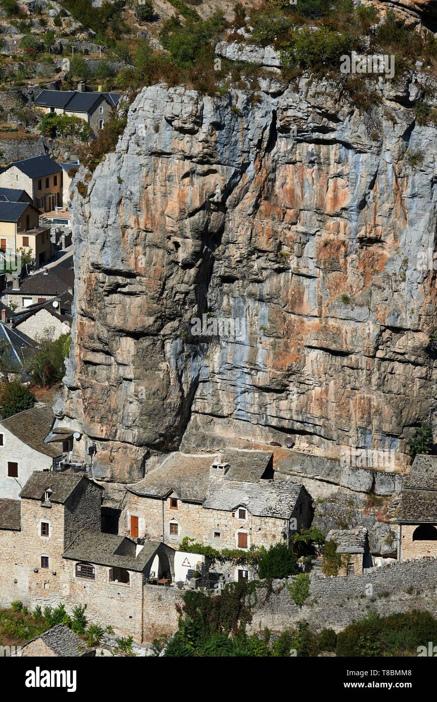 France, Lozere, La Malene, Cevennes National Park, Gorges du Tarn, the ...