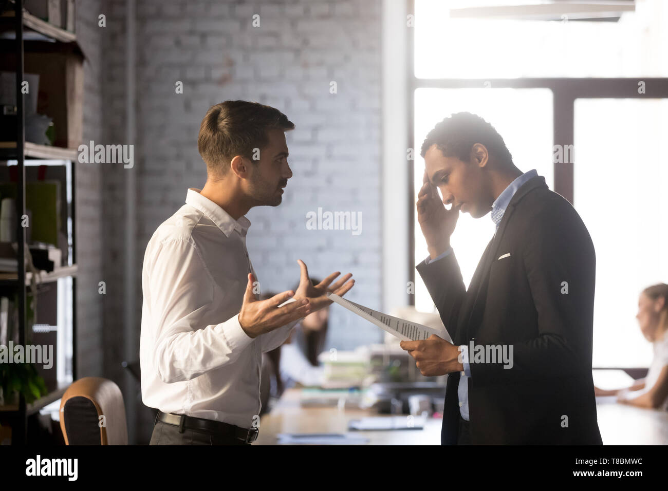 Criticizing employee hi-res stock photography and images - Alamy
