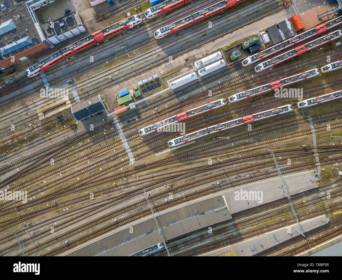 Railroad yard hi-res stock photography and images - Alamy