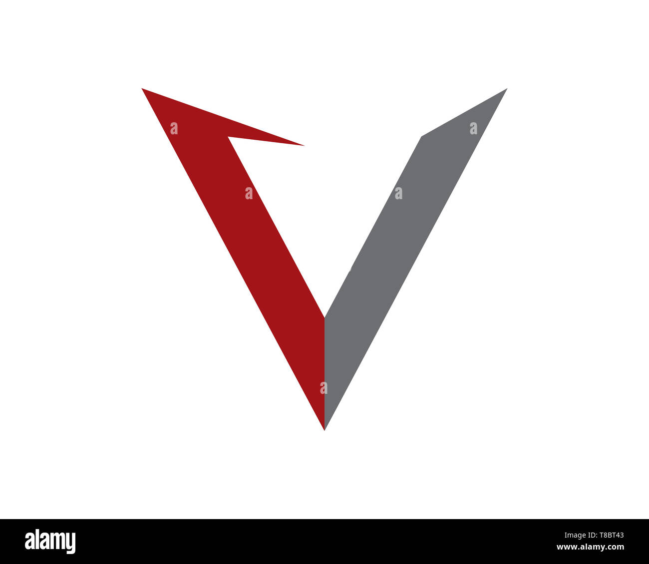 V letter logo vector icon illustration design Stock Photo - Alamy