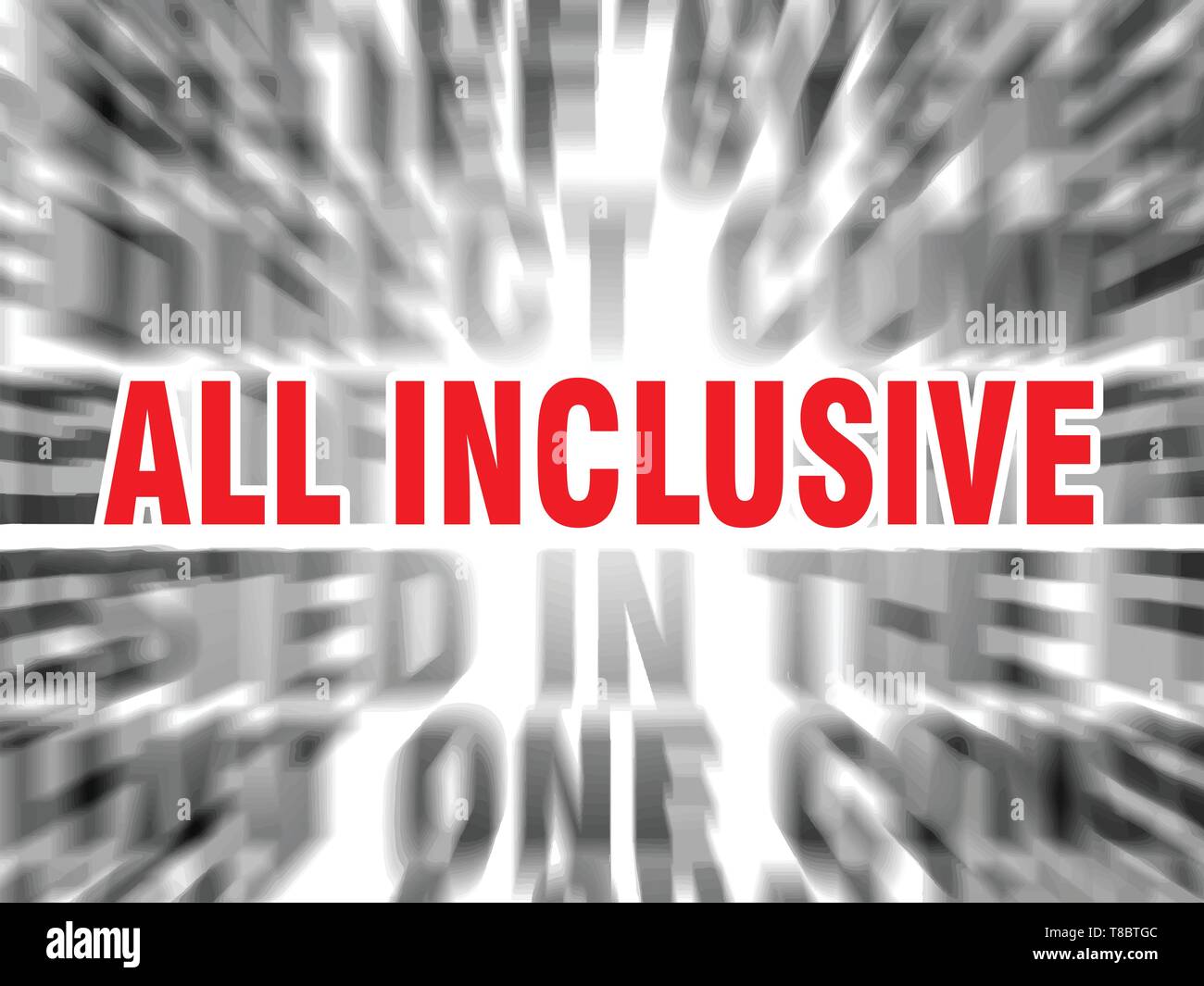 All inclusive text Stock Vector Images - Alamy