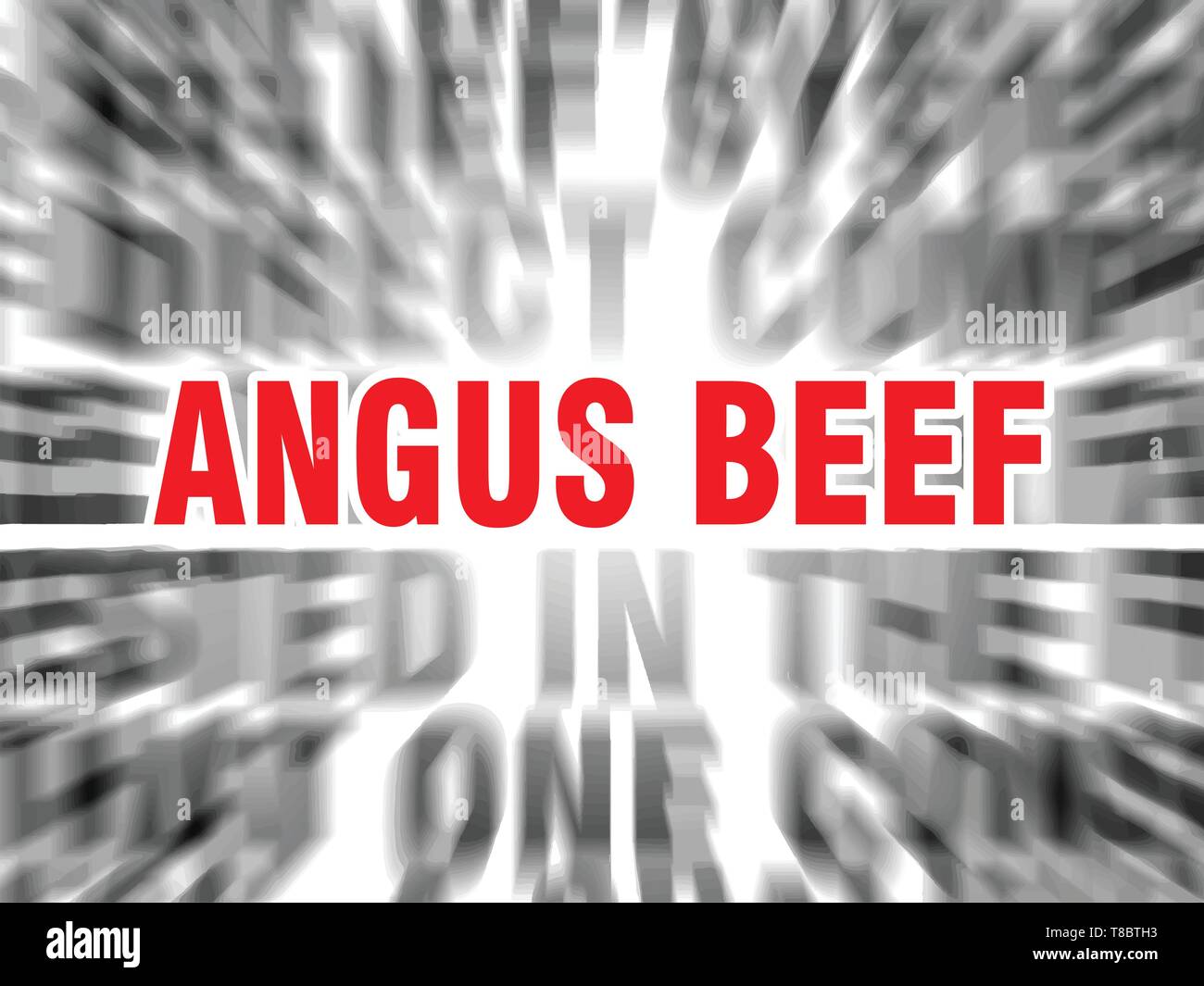 Angus beef word hi-res stock photography and images - Alamy