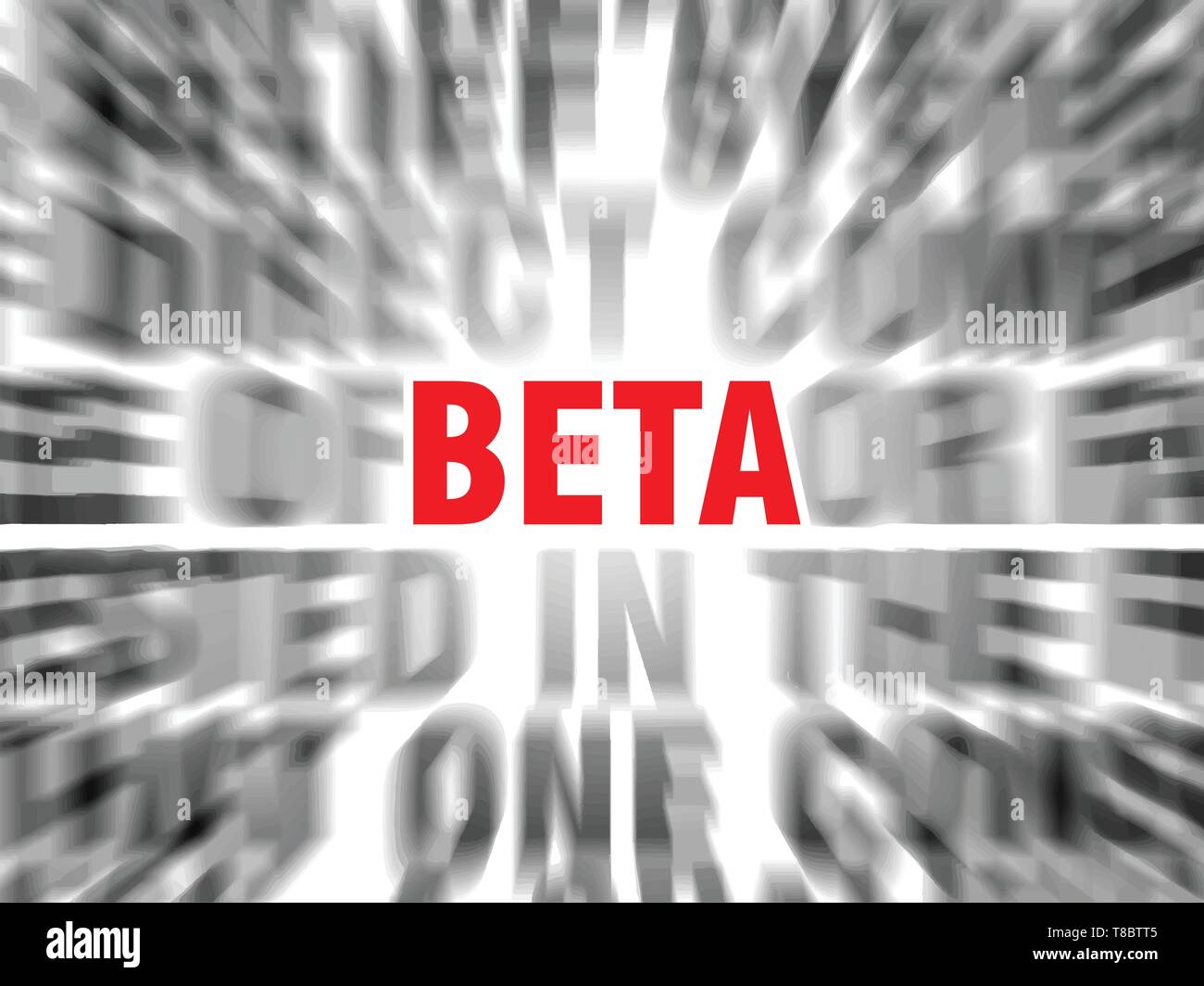 Beta text Stock Vector Images - Alamy