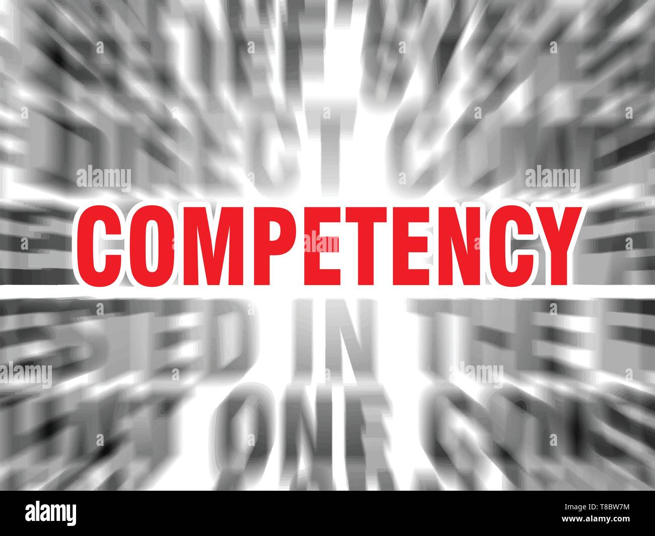 Competency text Stock Vector Images - Alamy