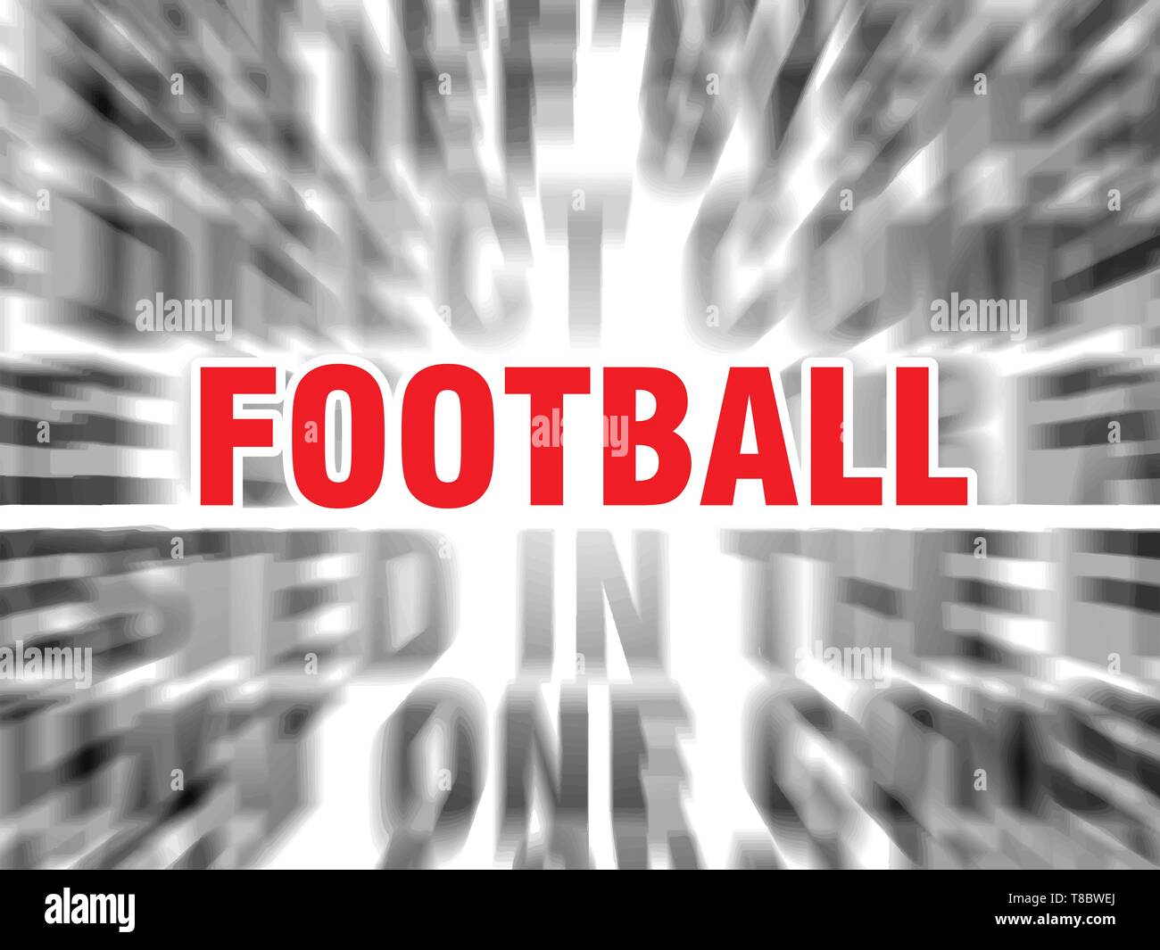 Football text effect template hi-res stock photography and images - Alamy