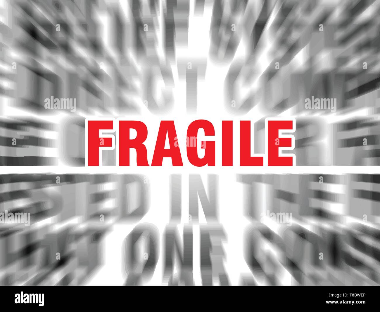 Fragile word Stock Vector Images - Alamy