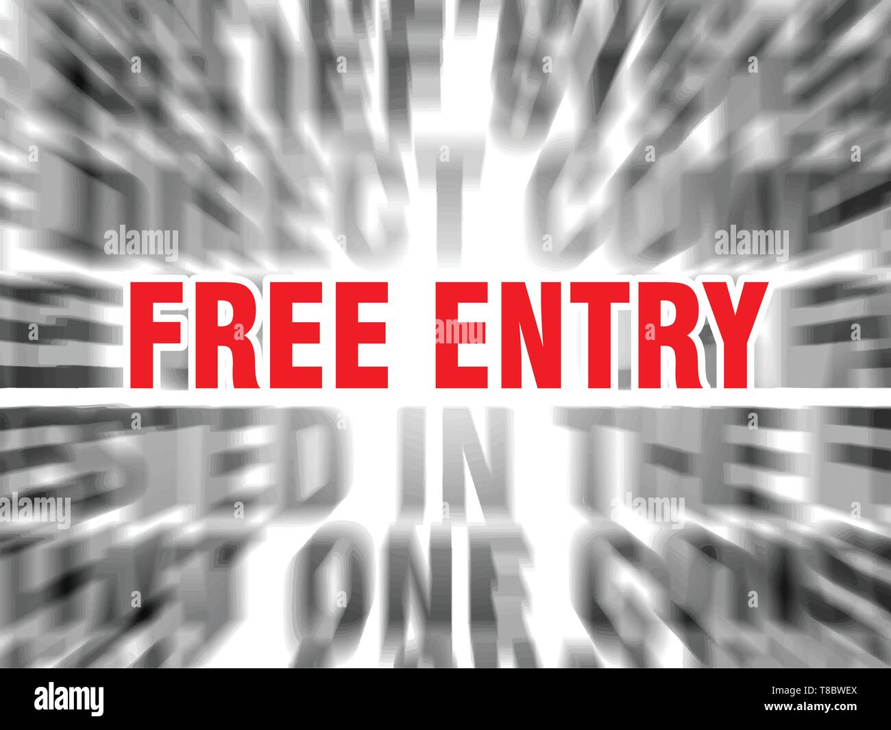 Free entry word Stock Vector Images - Alamy