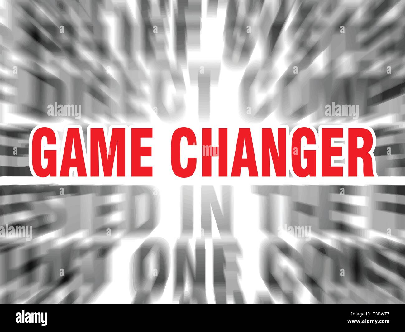 Game changer text on hi-res stock photography and images - Alamy