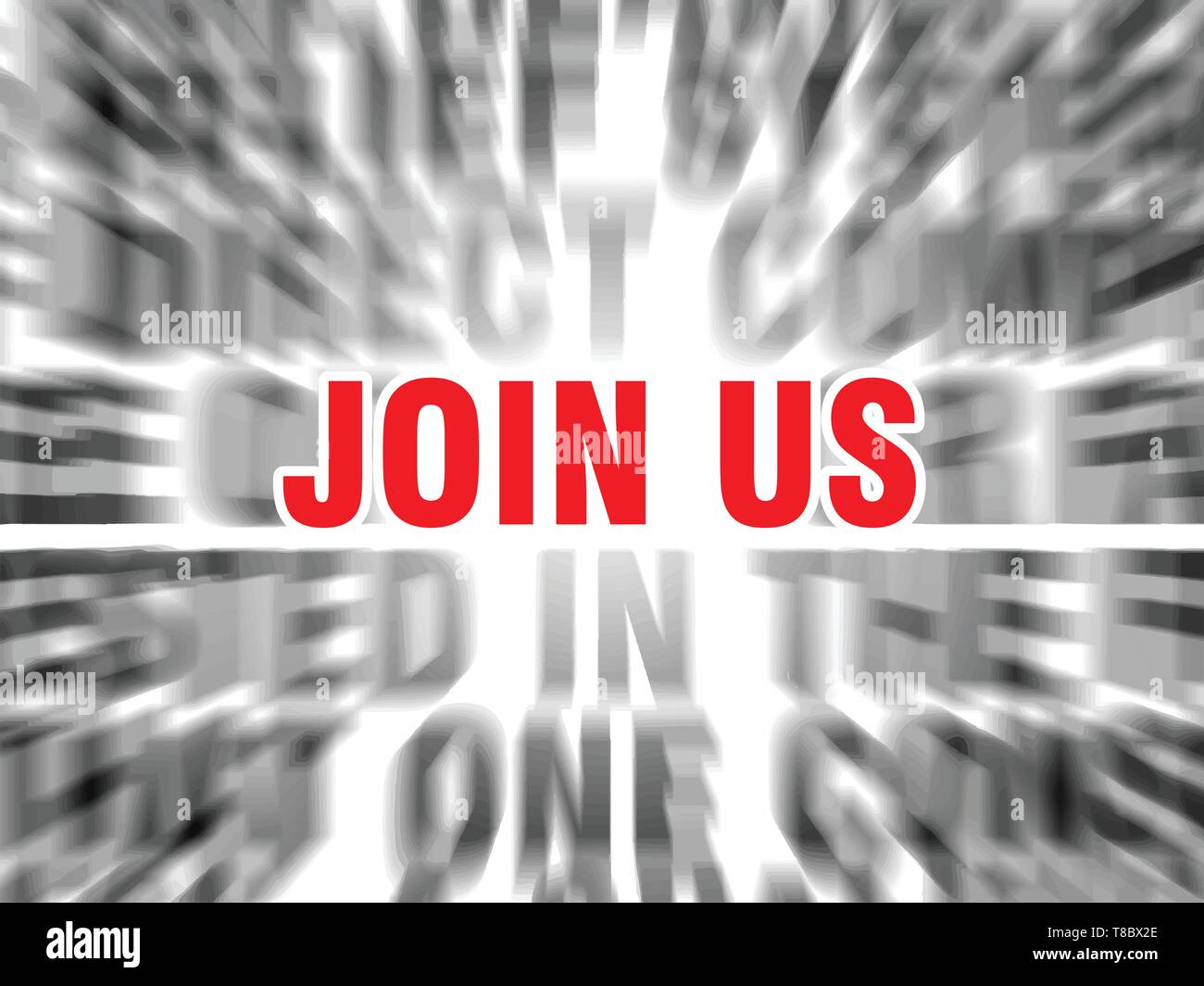 Join us text effect hi-res stock photography and images - Alamy