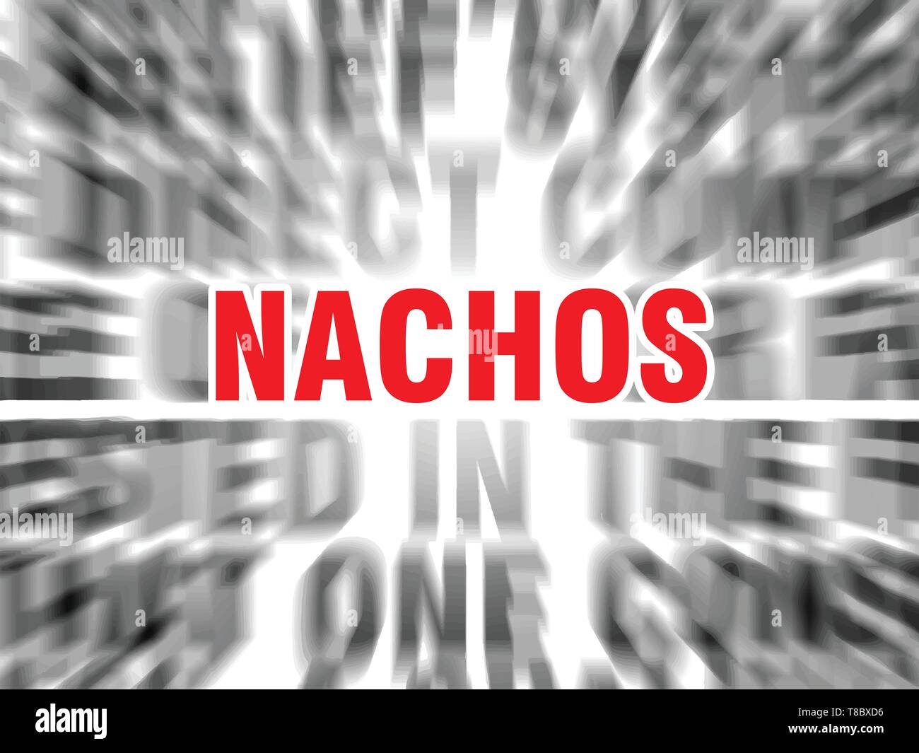 Nachos word hi-res stock photography and images - Alamy