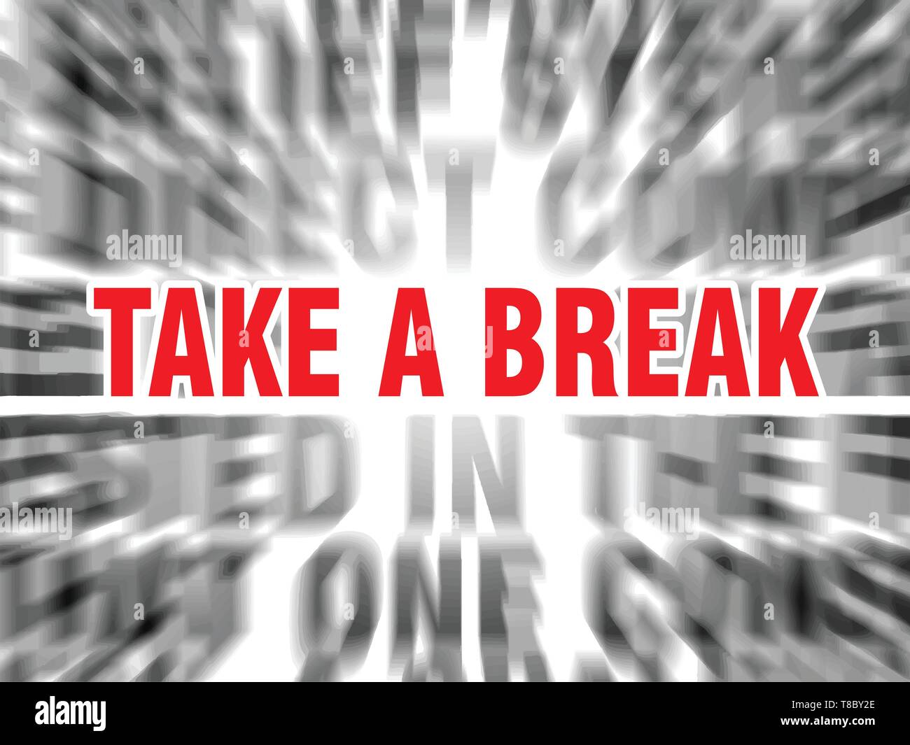 Take a break word Stock Vector Images - Alamy