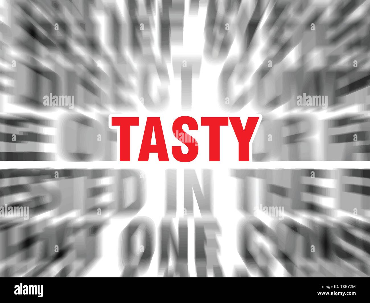 Tasty text effect Stock Vector Images - Alamy