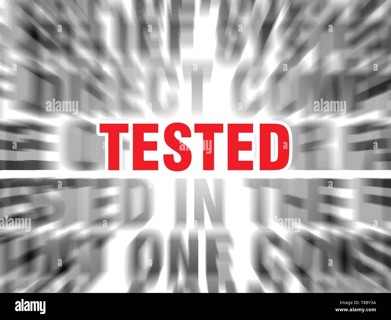 Tested word Stock Vector Images - Alamy