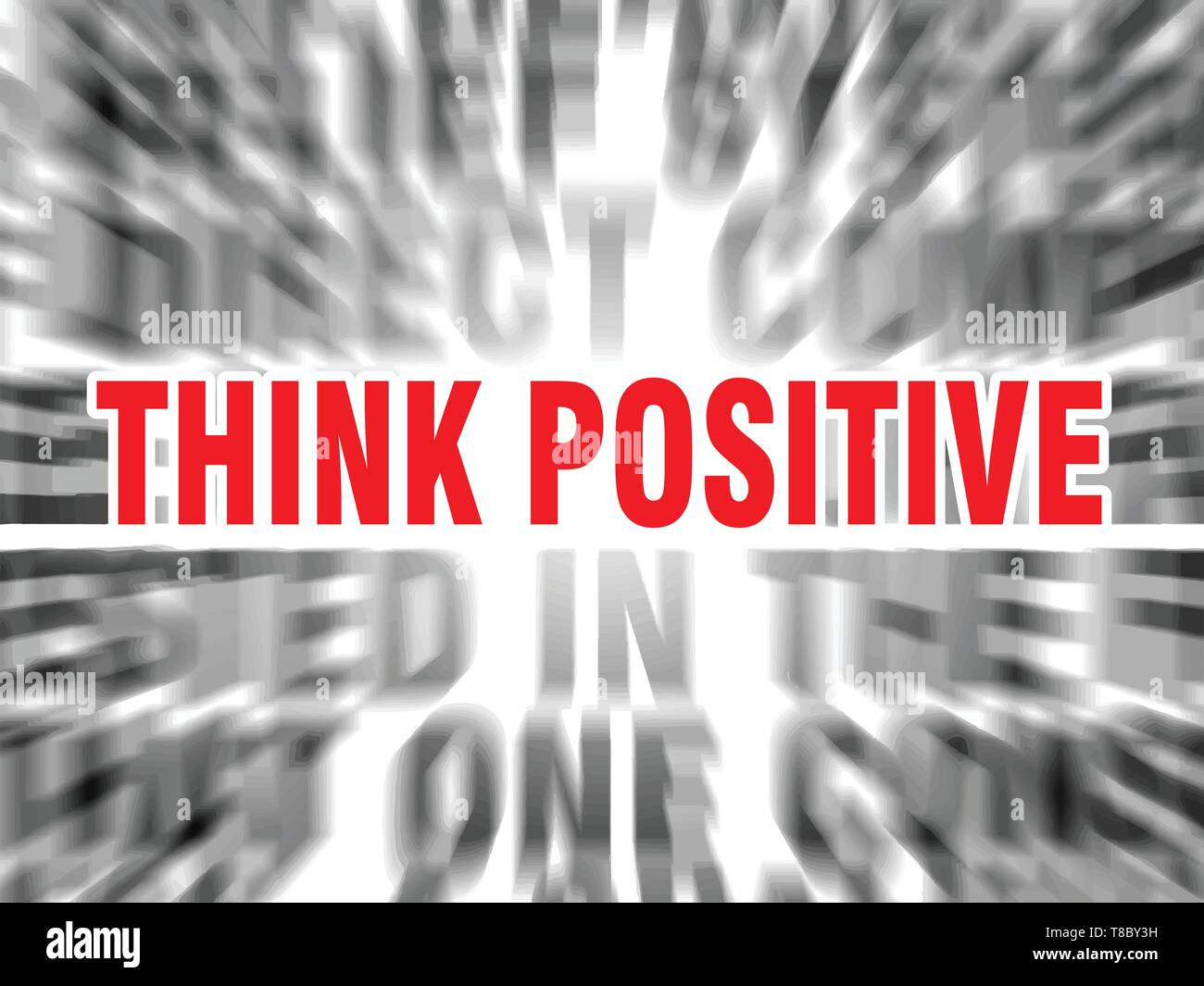 Focus on the positive Stock Vector Images - Alamy