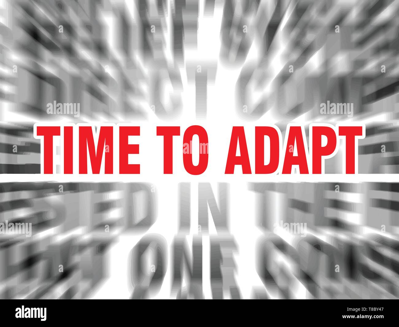 Time to adapt vector vectors hi-res stock photography and images - Alamy