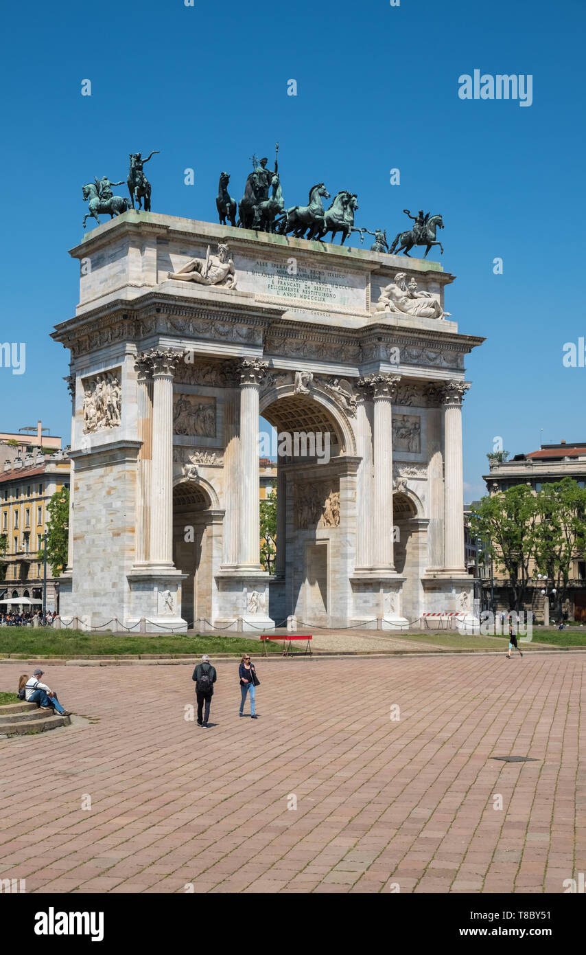 Sempione milan hi-res stock photography and images - Alamy