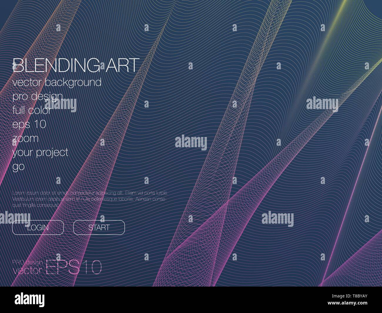 Abstract blend background. Stock vector. Template for web Stock Vector ...