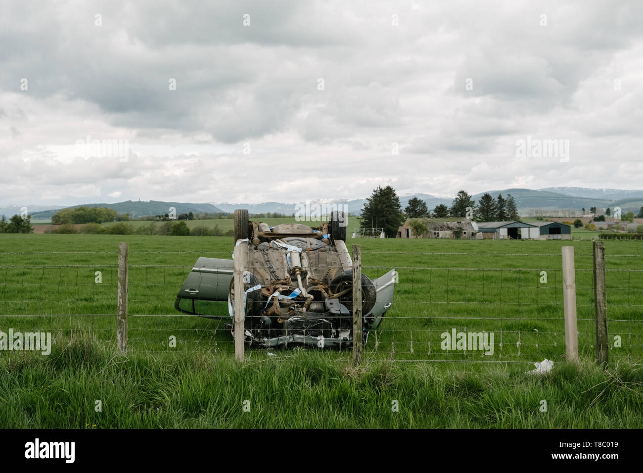 Rolled vehicle hi-res stock photography and images - Alamy