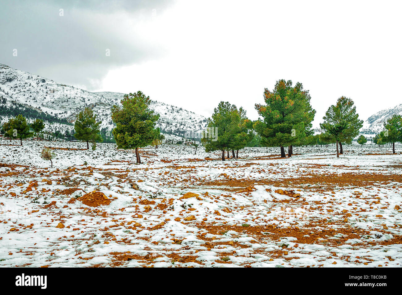 Beautiful winter panorama of mountains BOUIBLANE - MOROCCO, beautiful ...